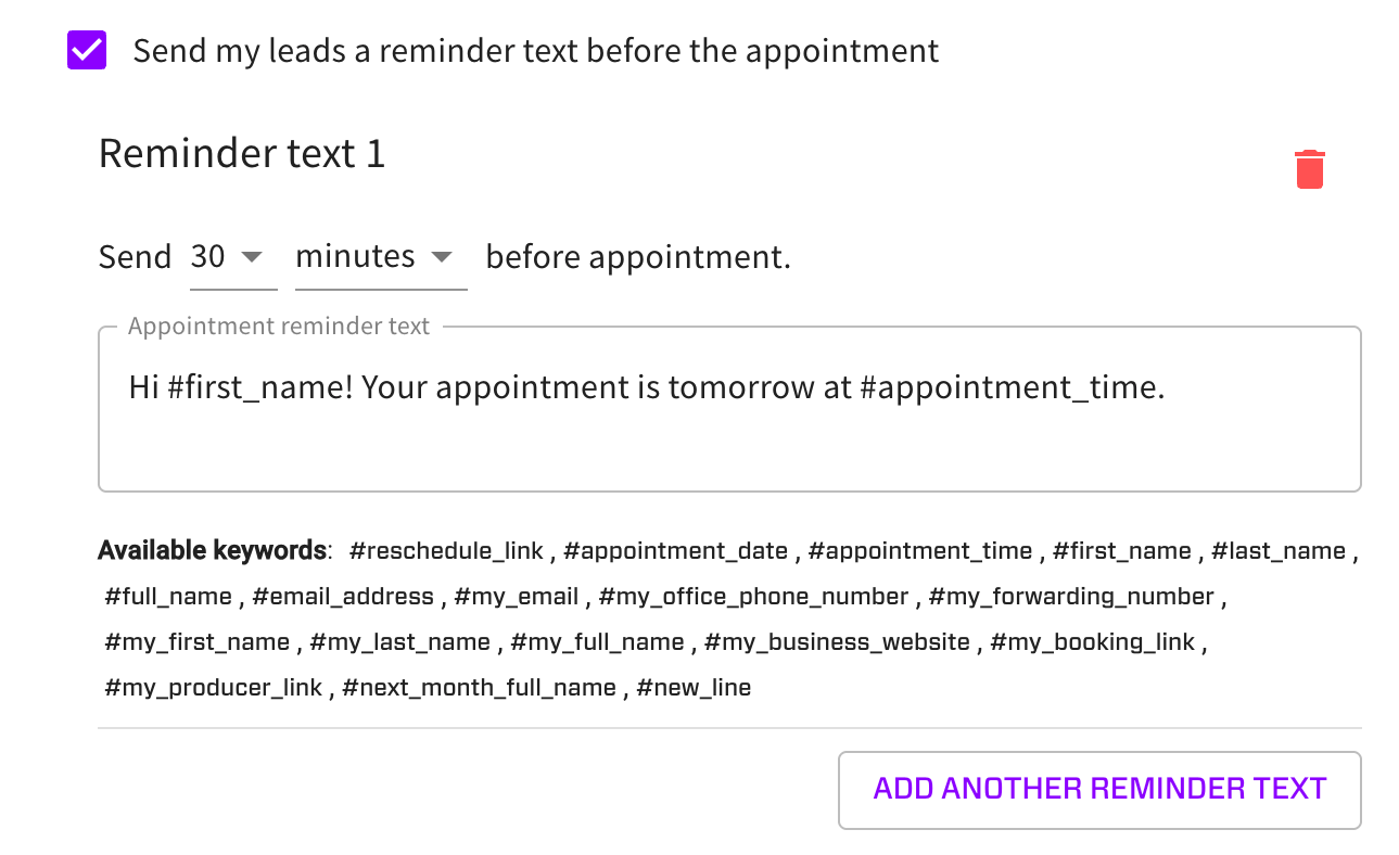 Setting Up An Appointment Booking Page